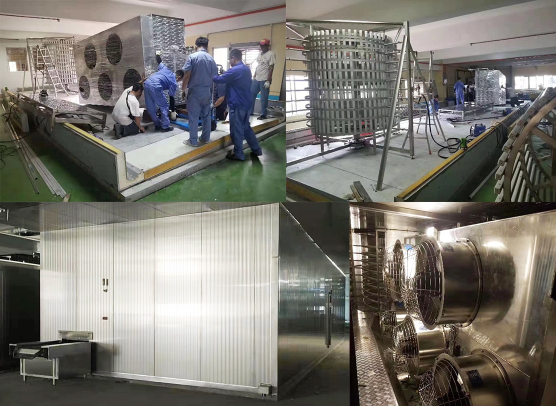 Spiral freezer and tunnel freezer - NUONUO refrigeration
